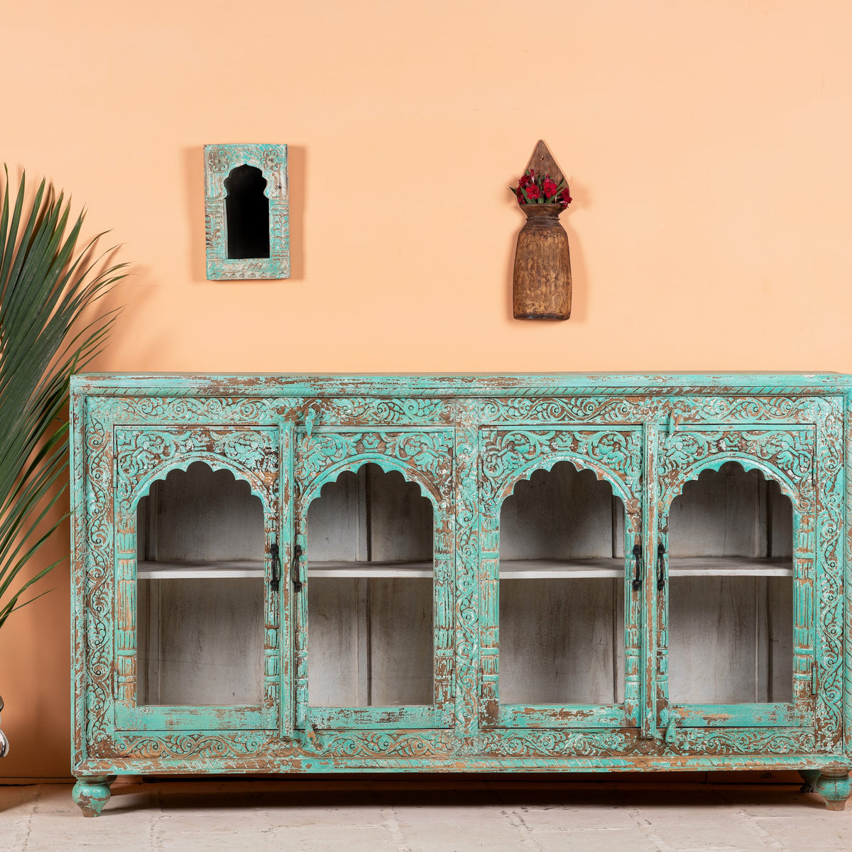 Jesar- Vintage Style Showcase reclaimed wood 180cm – Om Home & Garden